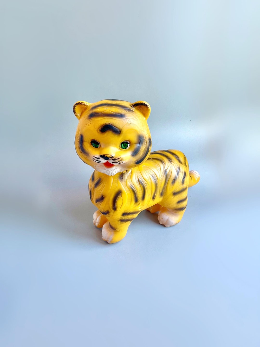 Edward Mobley Stripes Tiger Arrow Rubber, Vintage Tiger Squeak Toy 50's ...