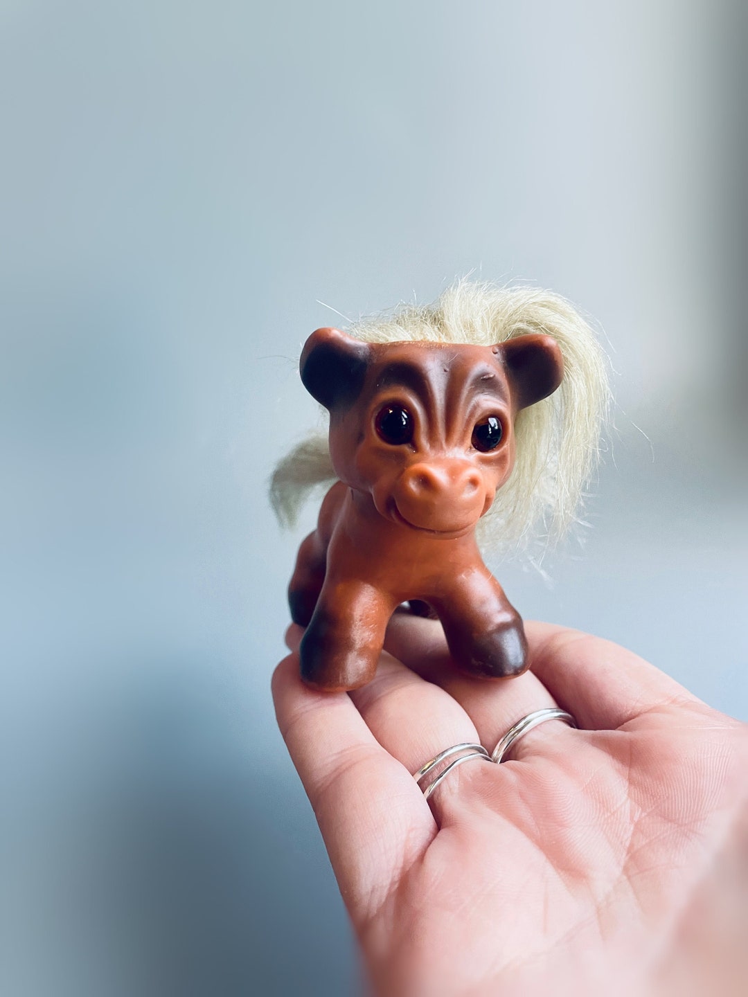 DAM Thing Pony Troll, 60s Dam Animals, Vintage Pony Troll, Ugly Cute 60 ...