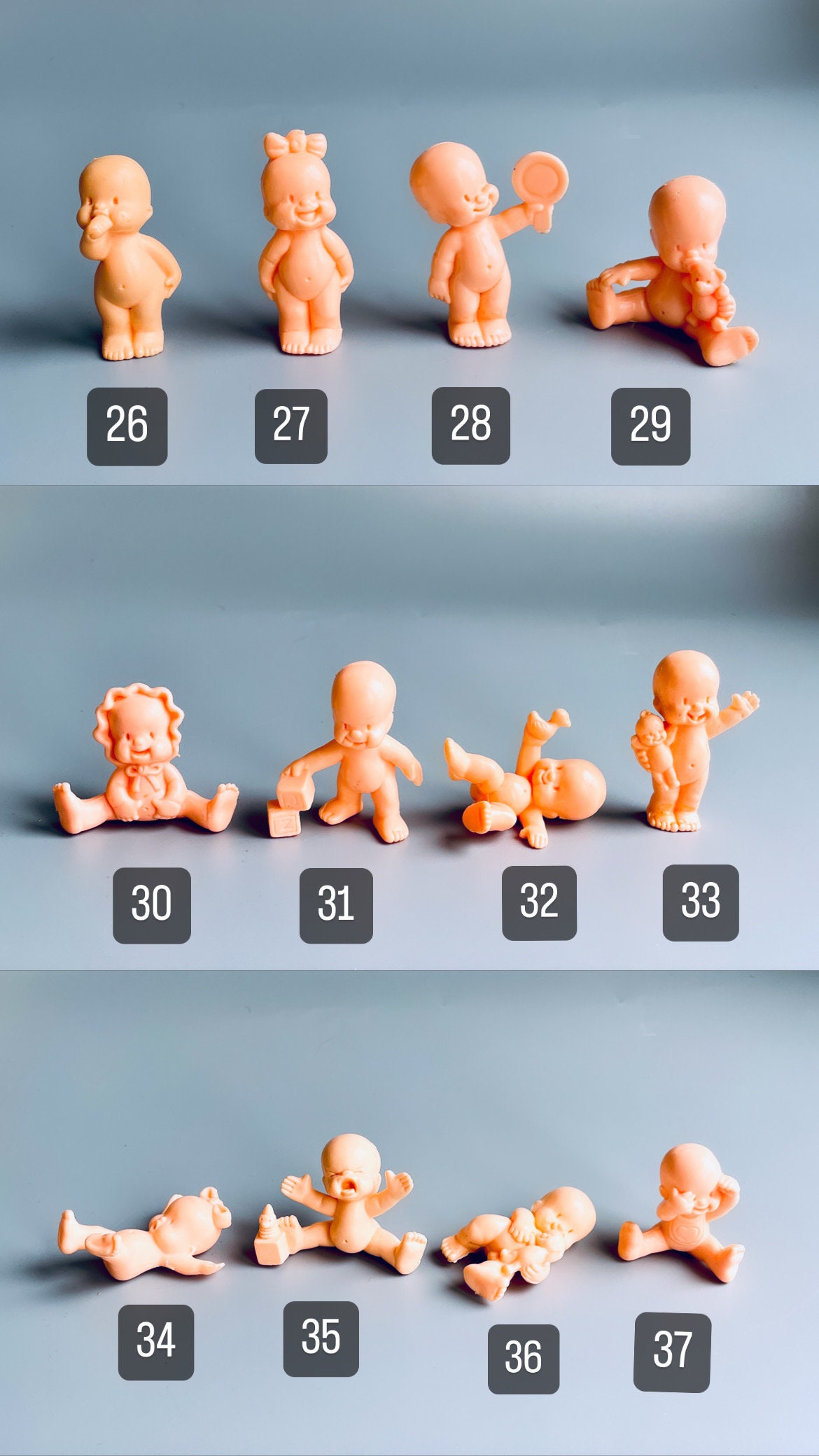 Hasbro Lil’ Babies Oodles| CHOOSE YOUR OWN | Vintage 80’s Tiny Plastic ...