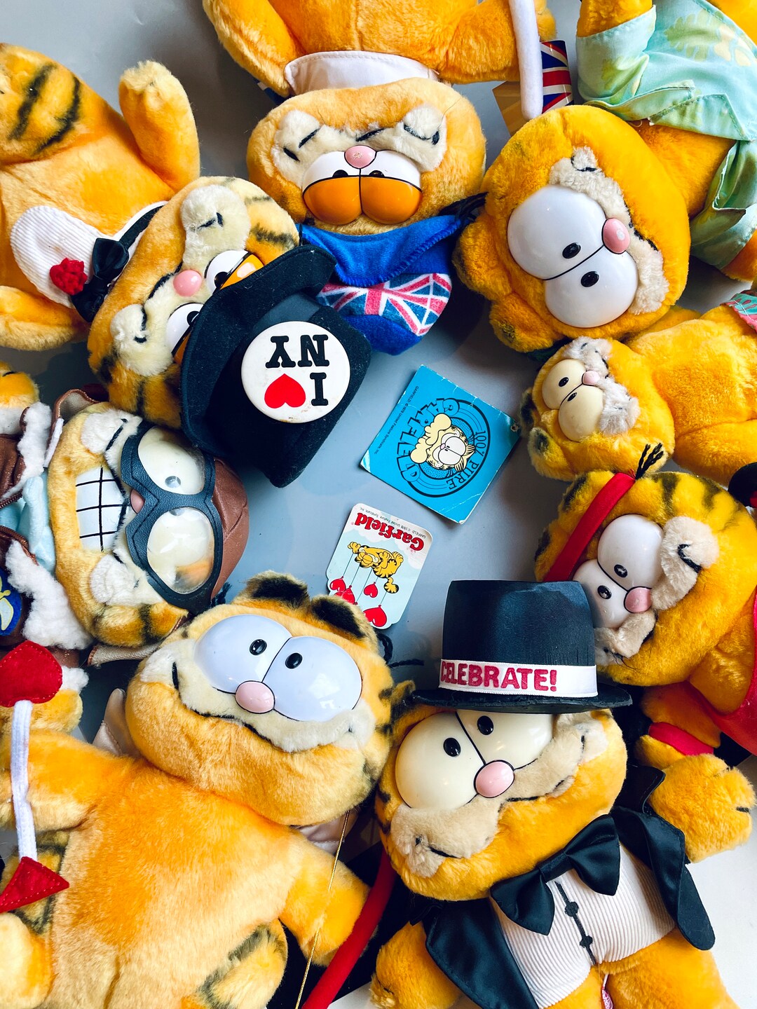 Vintage Garfield Plush, CHOOSE YOUR OWN, Retro 80's Garfield Plush ...