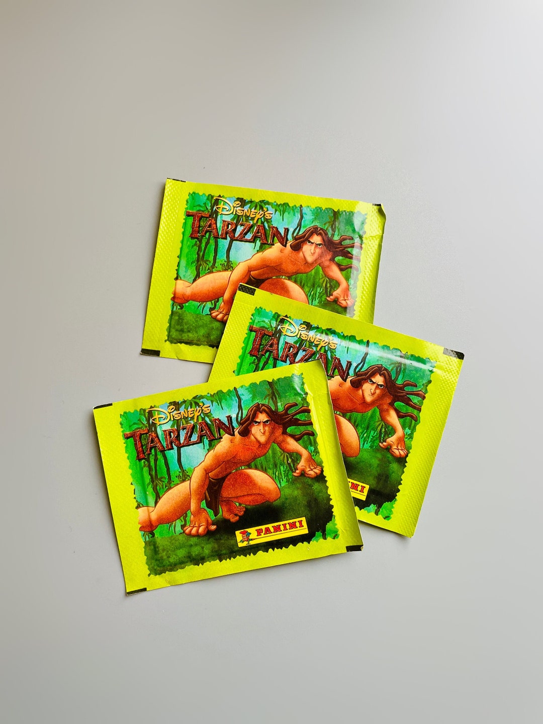 Disney Tarzan Film Stickers, Panini 90's Sealed Blind Bag Stickers ...