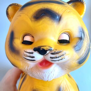 Edward Mobley Stripes Tiger Arrow Rubber, Vintage Tiger Squeak Toy 50's ...