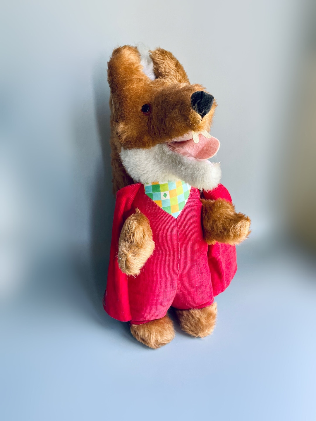 Vintage Basil Brush Large Plush 80's 70's Basil Brush - Etsy