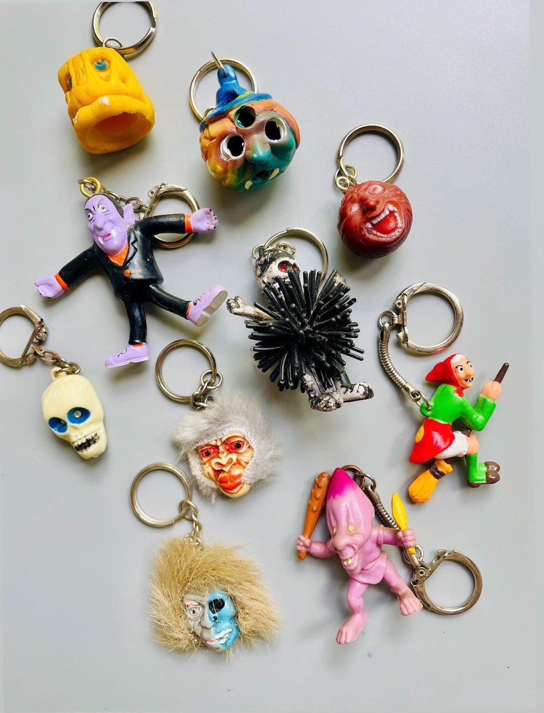 80’s 90's Halloween Keychains- CHOOSE YOUR OWN- Nostalgic Horror Key ...