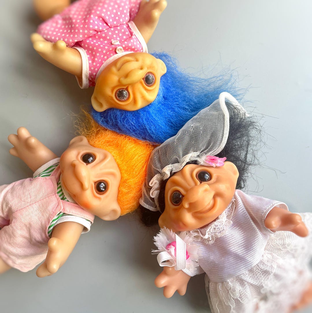 Large DAM Troll, Choose Your Own, 80's DAM Troll Made in China, 80's 90's DAM Trolls Bride ...