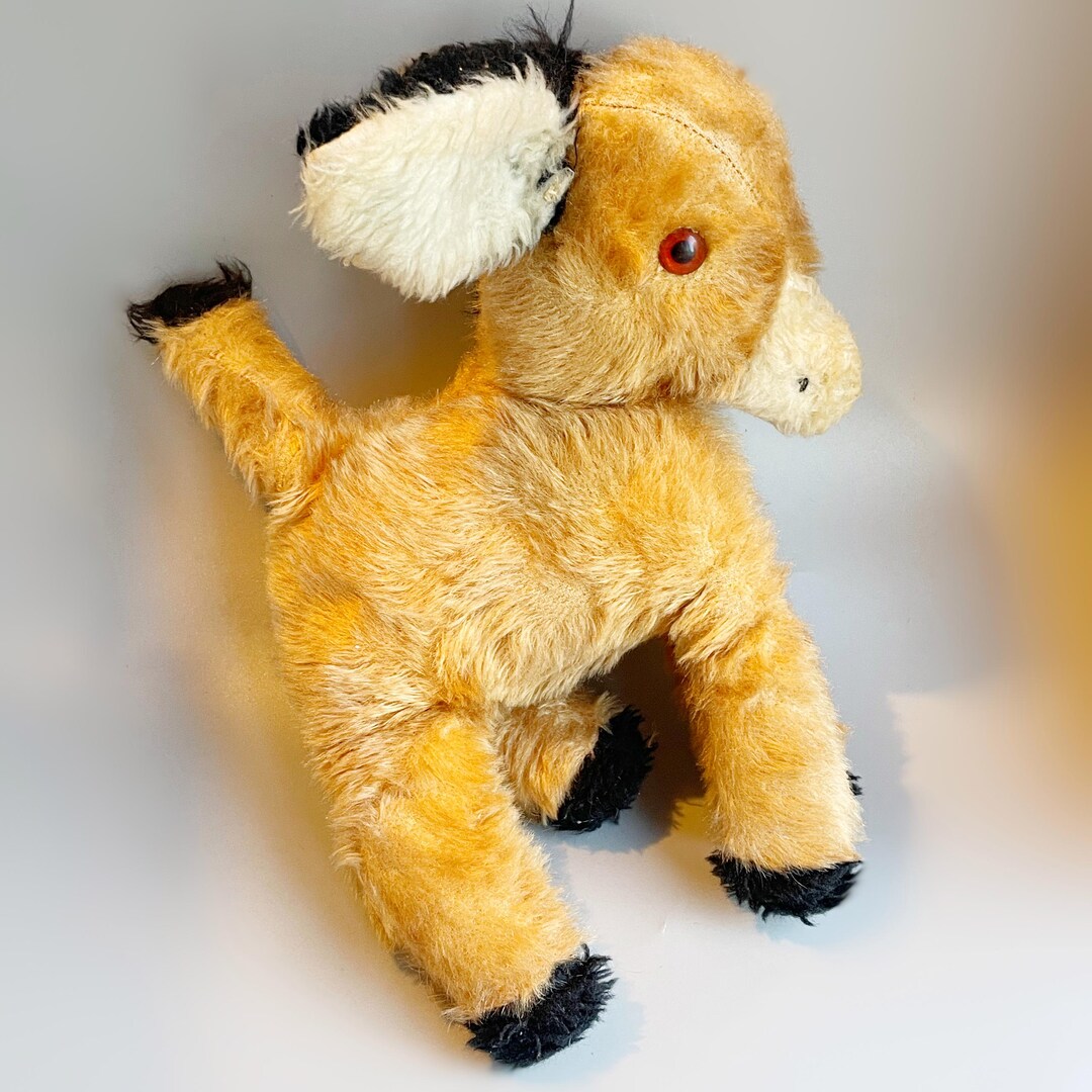 Vintage Mohair Donkey Teddy, Cute Glass Eyed Donkey, Mohair Vintage 60 ...