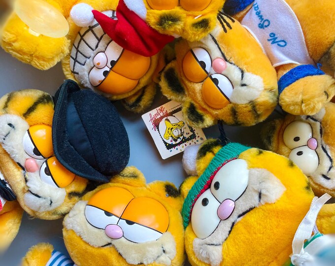 Vintage Garfield Plush, CHOOSE YOUR OWN, Retro 80's Garfield Plush ...