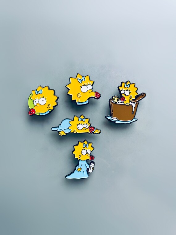 vintage 1990s simpsons metal - Gem