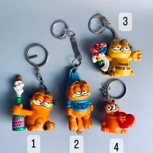 90s Keychains CHOOSE YOUR OWN Nostalgic Character Keyrings, Garfield ...