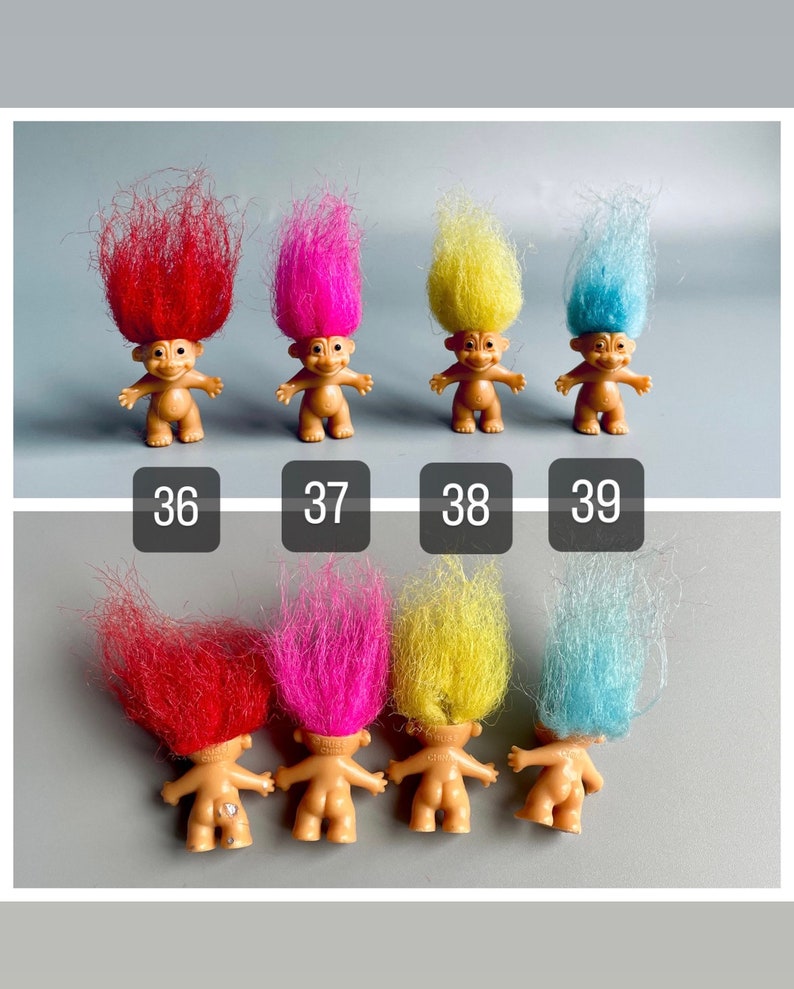 Small Russ Trolls Dam Trolls CHOOSE YOUR TROLL Mini Troll - Etsy