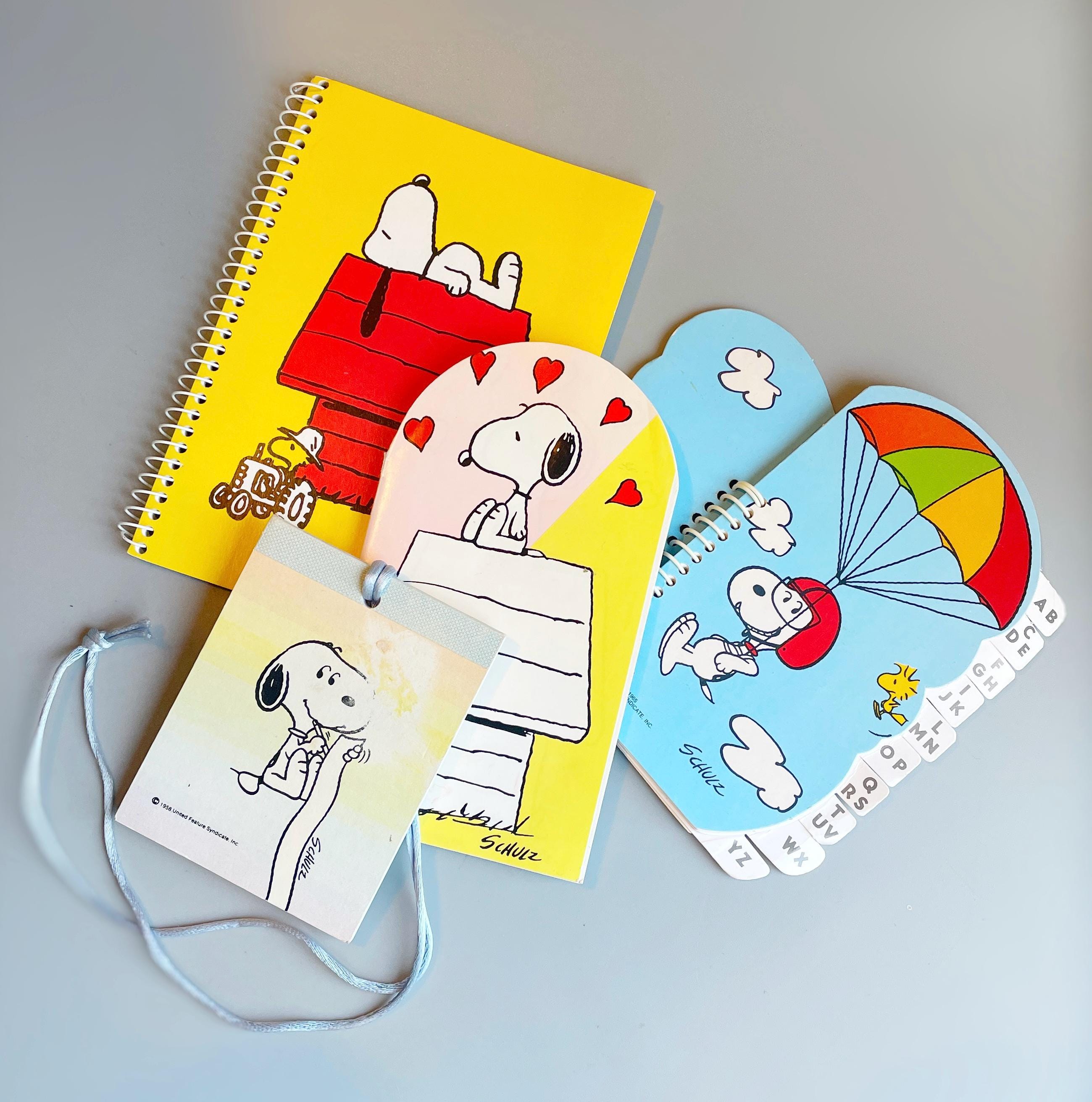 Vintage Snoopy Mini Note Books, CHOOSE YOUR OWN, Snoopy Peanuts ...