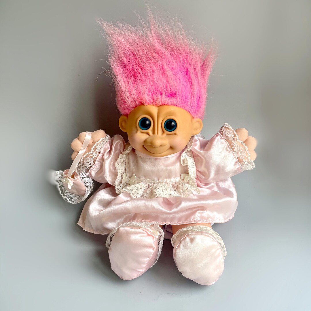 Russ Troll Kidz, Large Troll Doll, Soft Body Plush Troll, Pink Hair ...