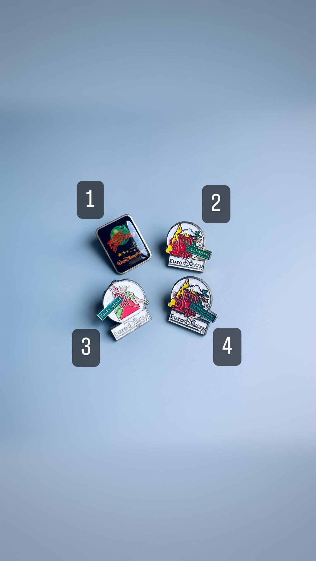 90's Esso Disney Pin Badges, Euro Disney Enamel Pins, Fantasyland ...