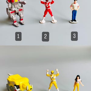 Mighty Morphin Power Rangers Micro Machines Saban Mini Figures,choose ...