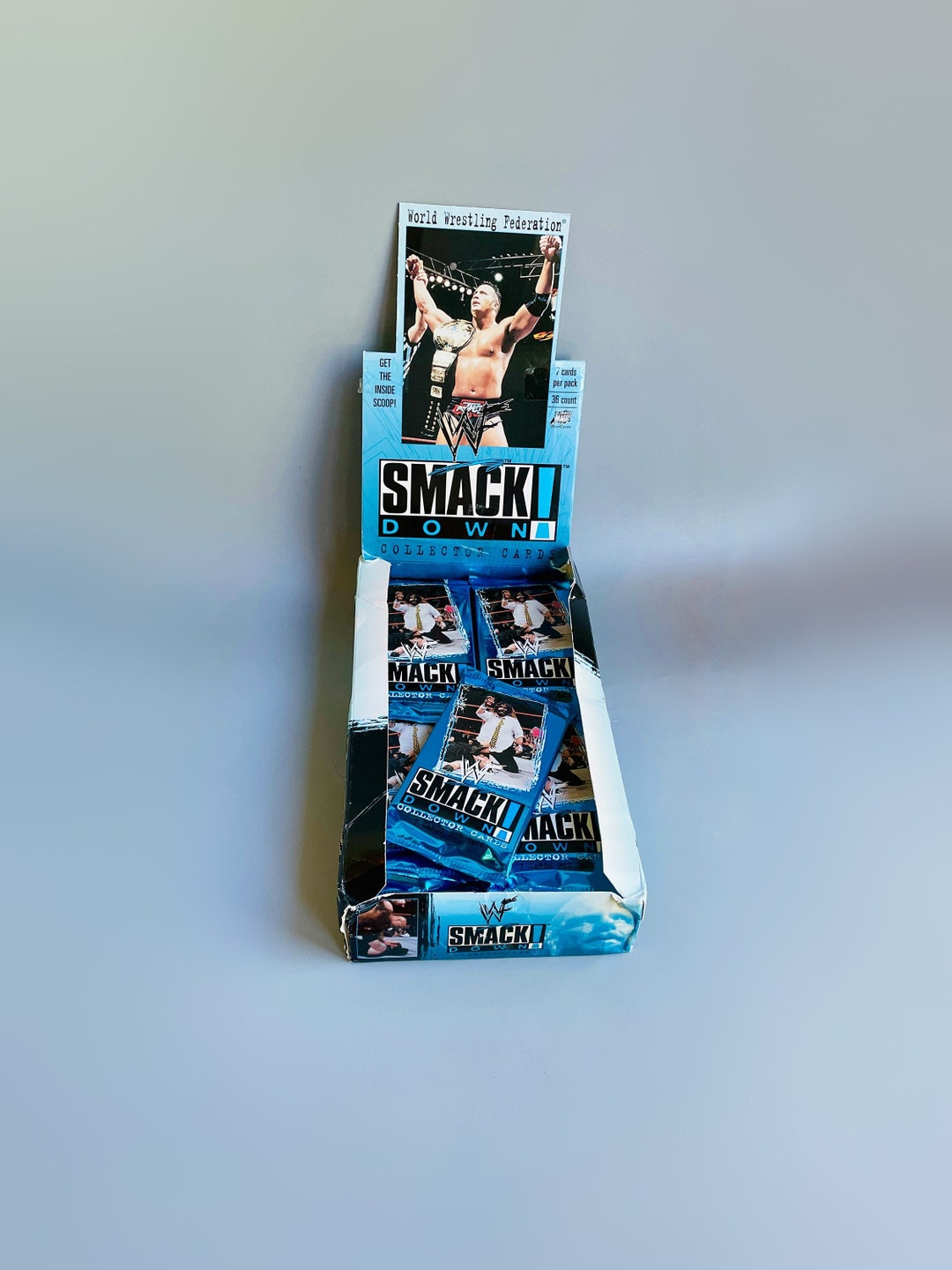 Topps WWF Wrestling Smackdown Trading Cards 1999 WWE Unopened, Sealed ...