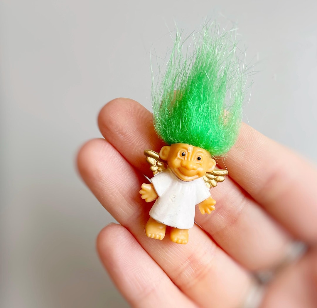 Mini Russ Troll Angel, Small Troll Doll, Smallest Vintage Trolls, 90S ...