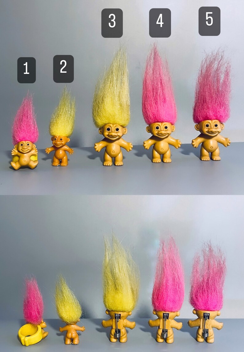 Small Russ Trolls Dam Trolls CHOOSE YOUR TROLL Mini Troll - Etsy