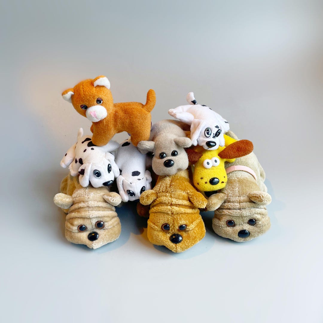 Fakie Pound Puppies Minis Babies, CHOOSE YOUR OWN, 90's Pound Puppy ...
