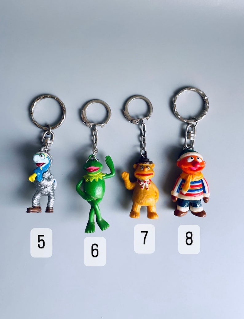 90’s Keychains- CHOOSE YOUR OWN- Nostalgic Character Keyrings, Garfield ...