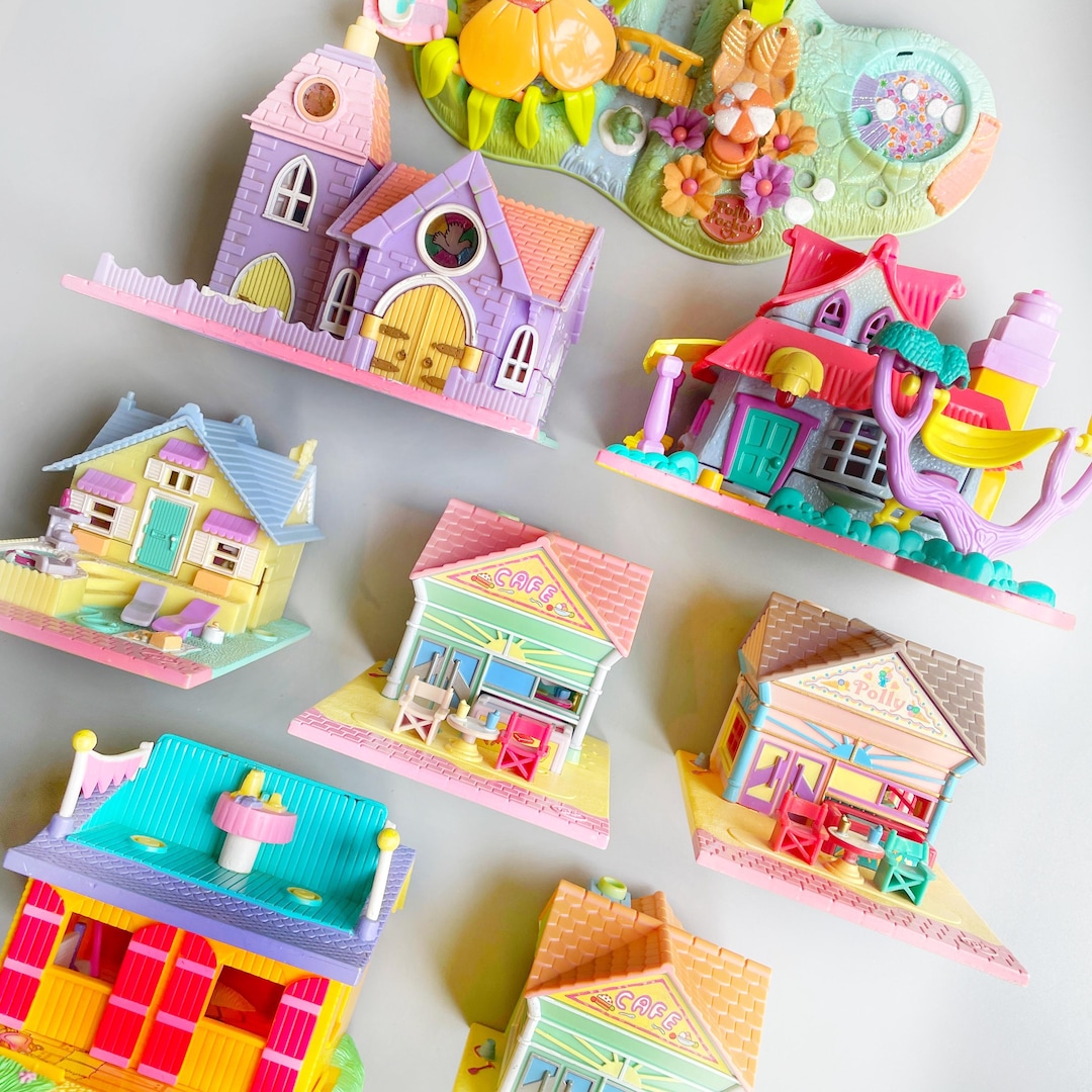 Vintage Polly Pocket Houses, CHOOSE YOUR OWN, Original Polly Pocket, 90 ...