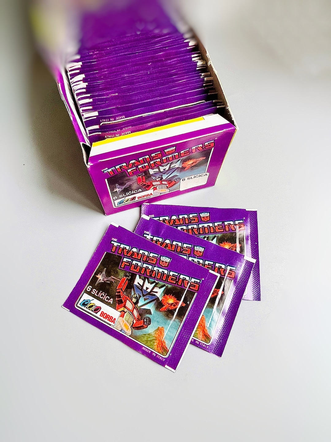 Transformers Panini Stickers, Vintage 90's Trading Stickers Sticker ...