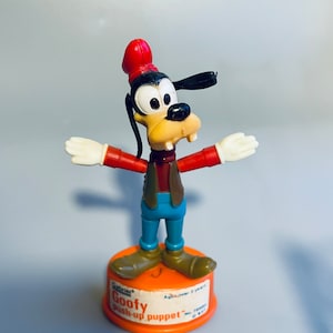 70’s Disney Push up Puppets | CHOOSE YOUR TOY, Tricky Trapeze Vintage ...