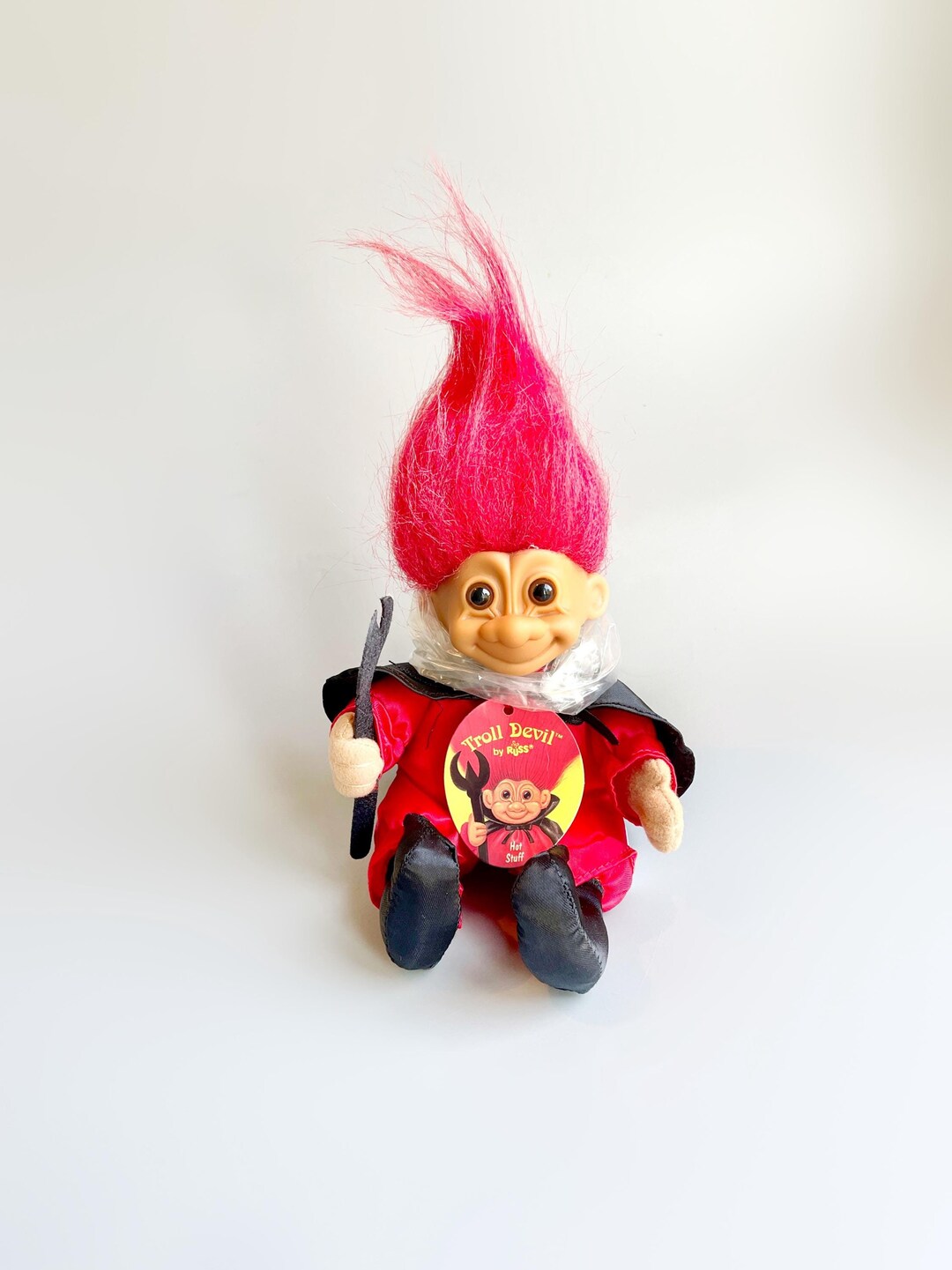 Vintage Russ Troll Hot Stuff Plush, Tagged New Old Stock Vintages 90’s ...