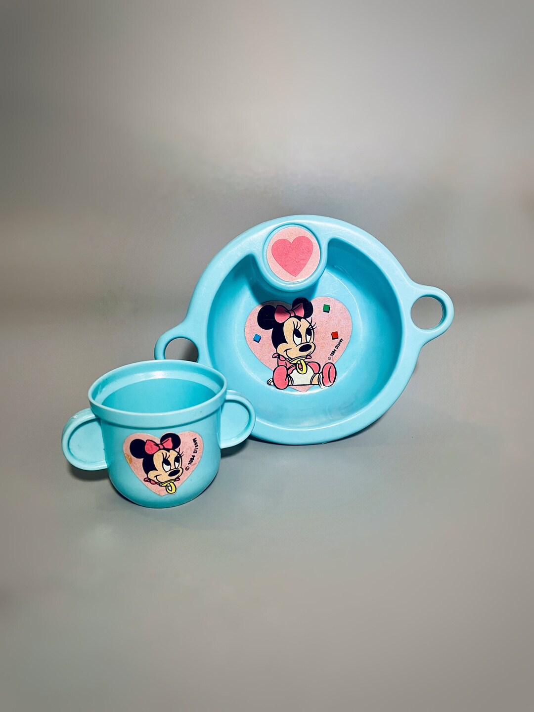 Vintage Disney Babies Minnie Mouse, Small Blue Minnie Mouse Play Food ...