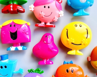 Mcdonalds Mr Men Little Miss Plush and Action Figure Lot 24 Toys ...
