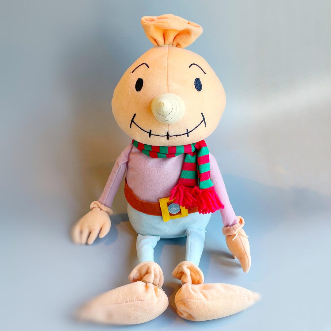 Bob the Builder Spud Plush, Vintage Spud the Scarecrow Large Plush Born ...