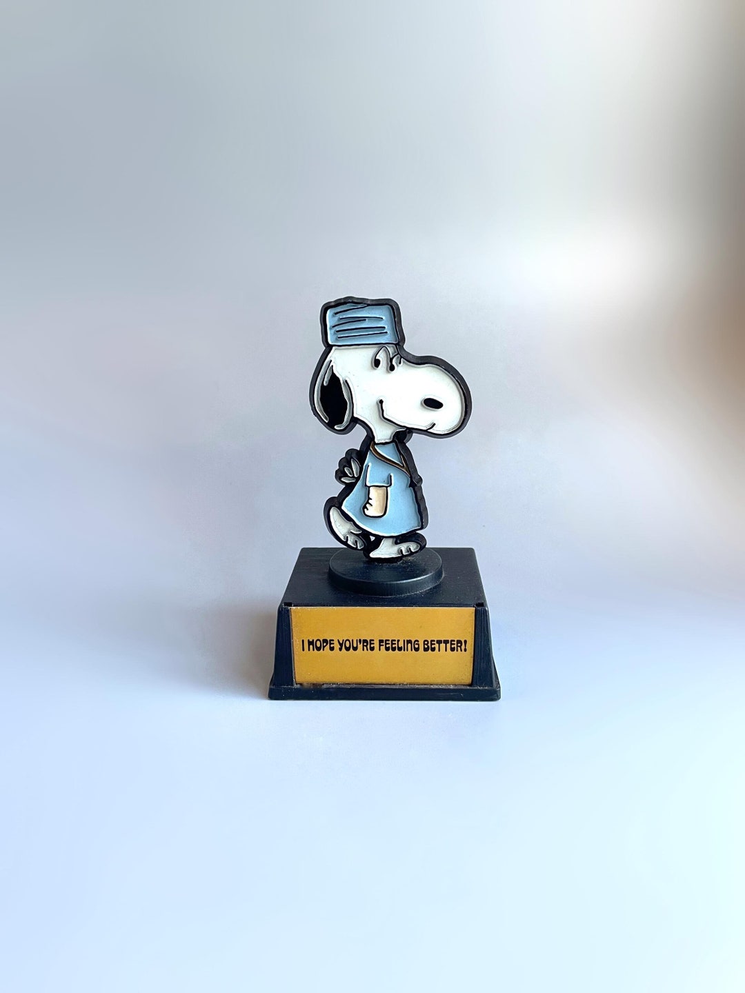 Snoopy Peanuts Ornament, I Hope You're Feeling Better Vintage Snoopy ...