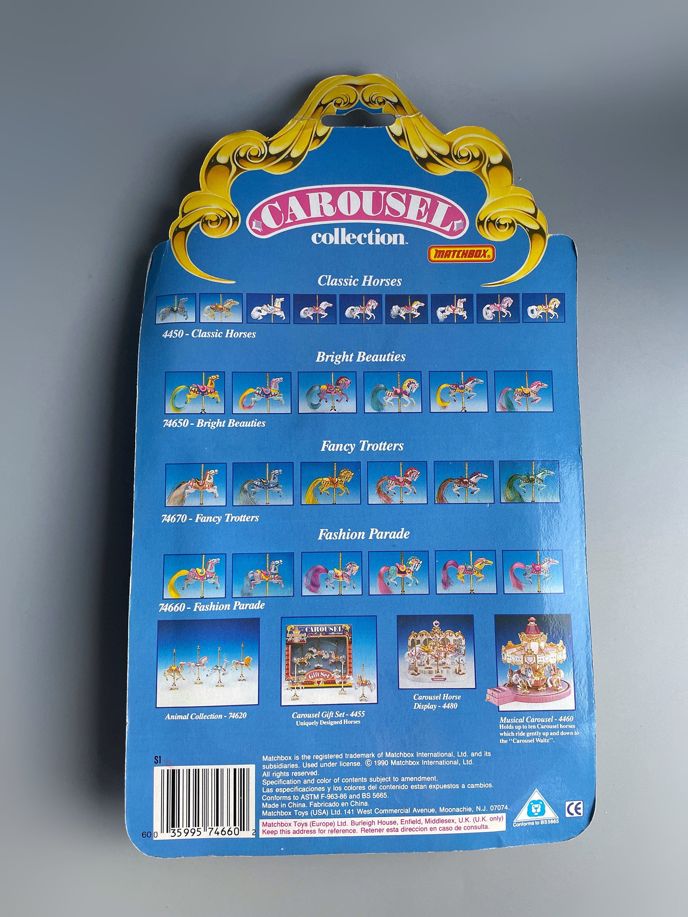 Vintage Matchbox Carousel Horse: Ribbon Fashion Parade, MOC - Etsy