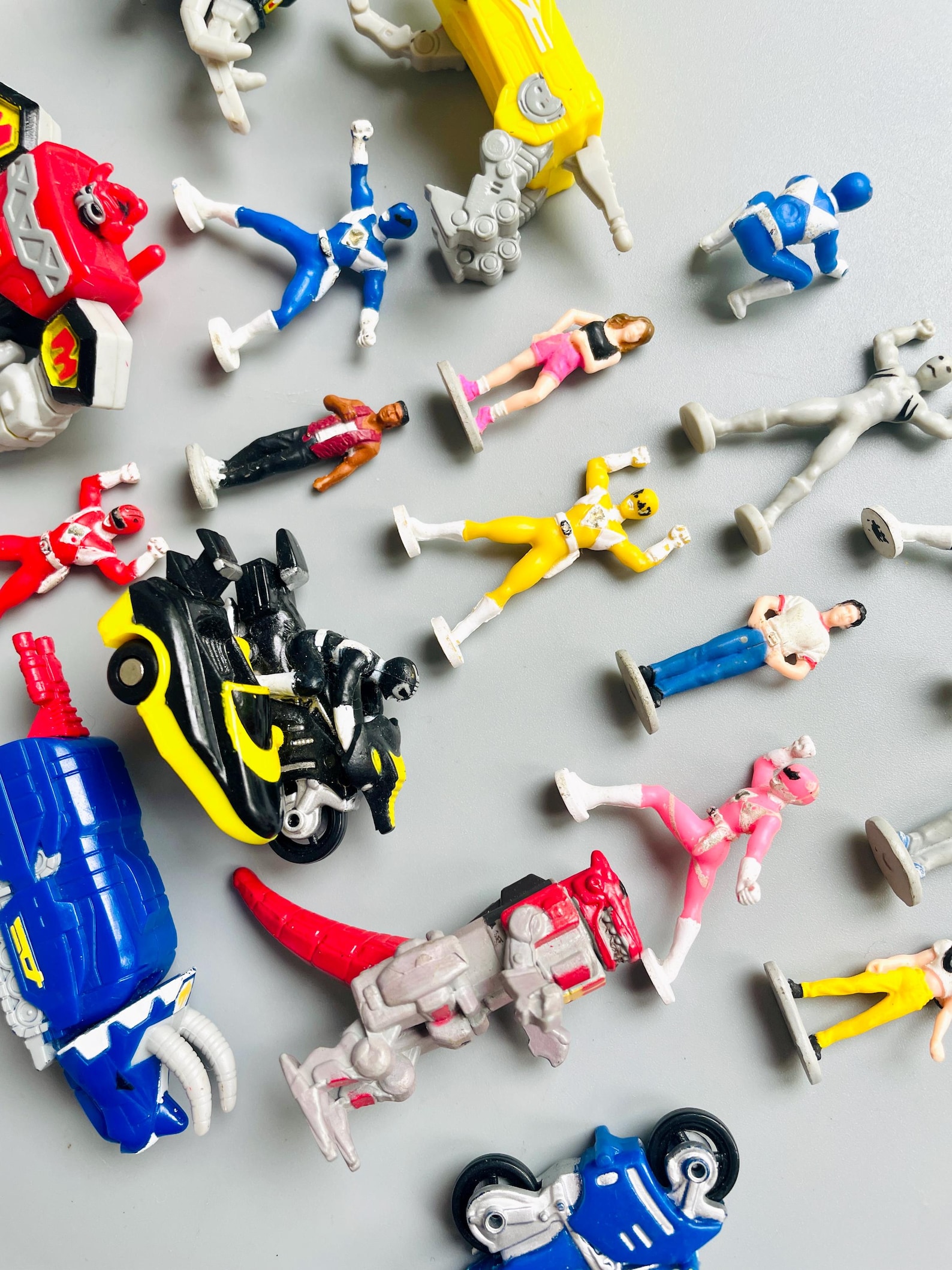Mighty Morphin Power Rangers Micro Machines Saban Mini Figures,choose ...