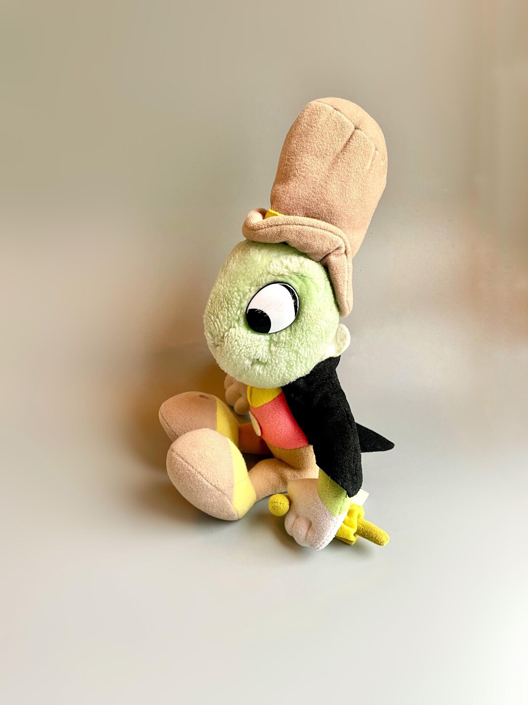 Vintage Disney Pinocchio Jiminy Cricket Plush, Vintage Disney Jiminy ...