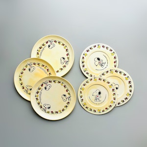 Vintage Snoopy Plastic Plates, 60's Snoopy Tea Set Mini Kids Tea Set ...