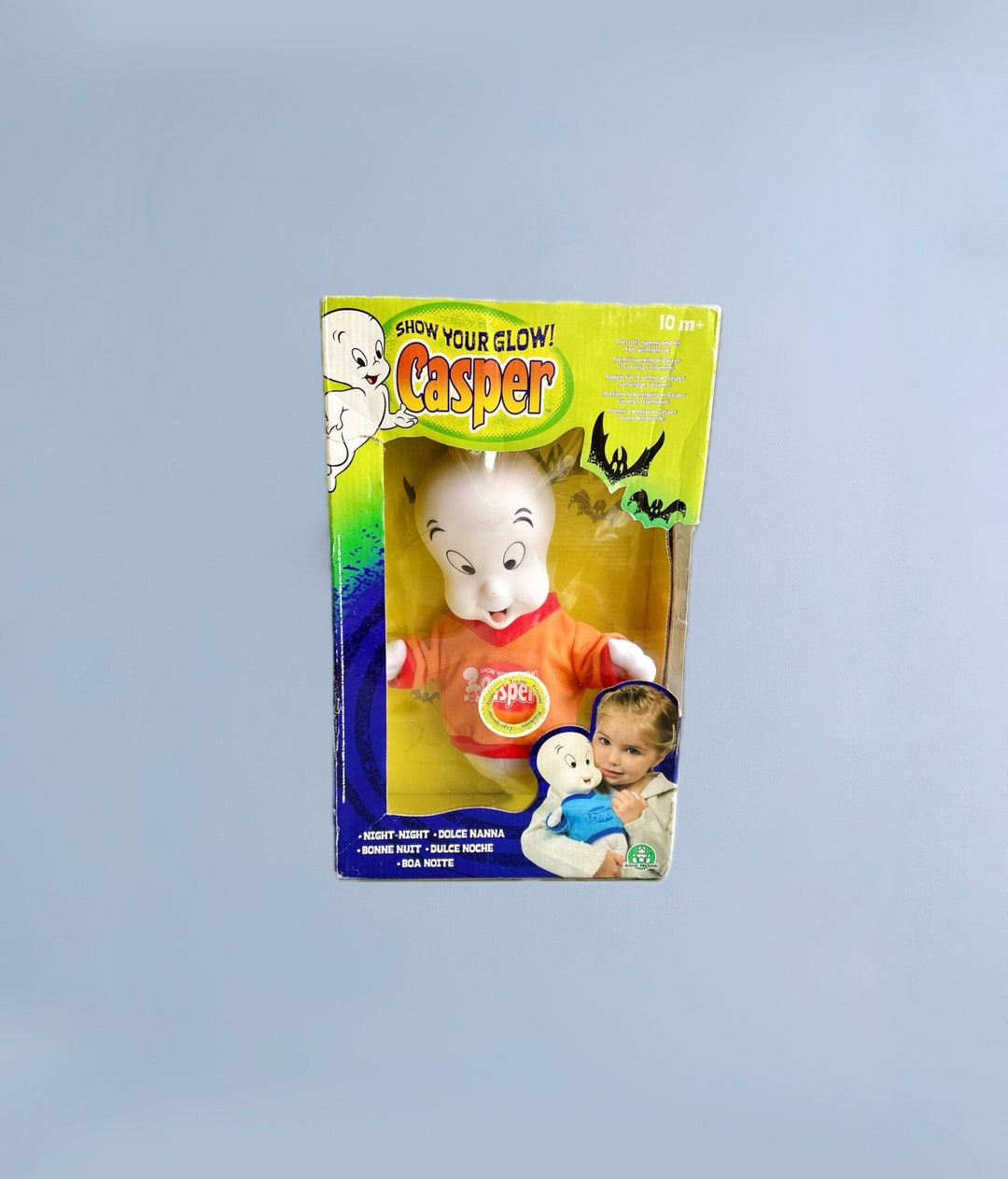 Casper the Friendly Ghost Show Your Glow Boxed Doll, Cute 2000's Casper ...