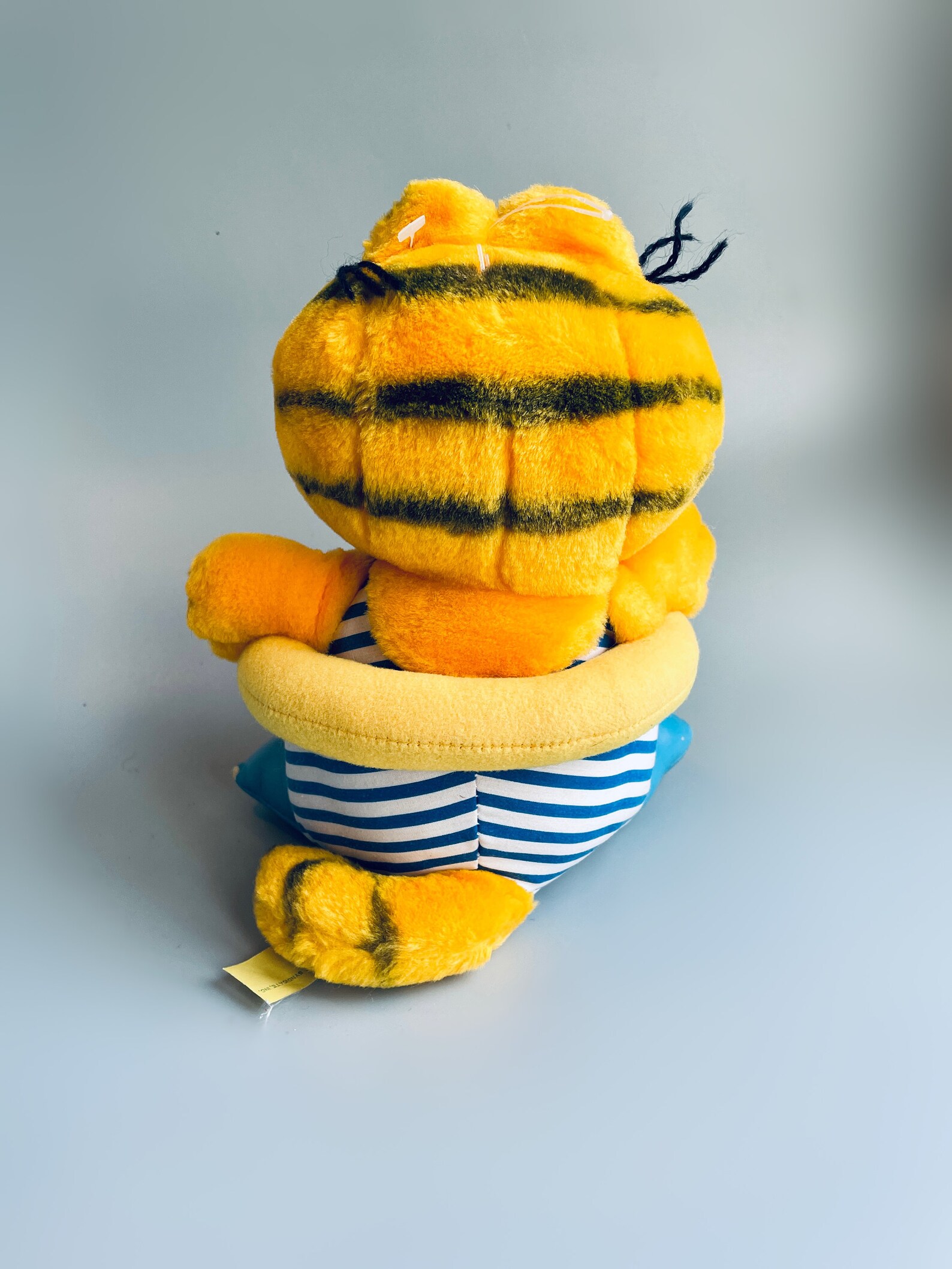 Vintage Garfield Swimming Plush With Duck Floatie, 1980's United ...