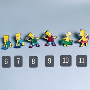 Vintage Bart Simpson Enamel Pin Badges, CHOOSE YOUR OWN, 90's Bart ...