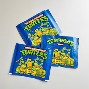 Vintage Teenage Mutant Ninja Turtles Stickers Panini Stickers, 90s TMNT ...