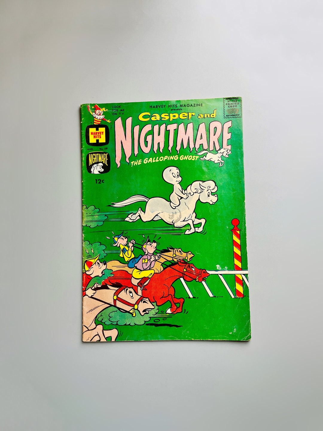 Casper and Nightmare the Galloping Ghost Comic Book, Vintage Casper the ...