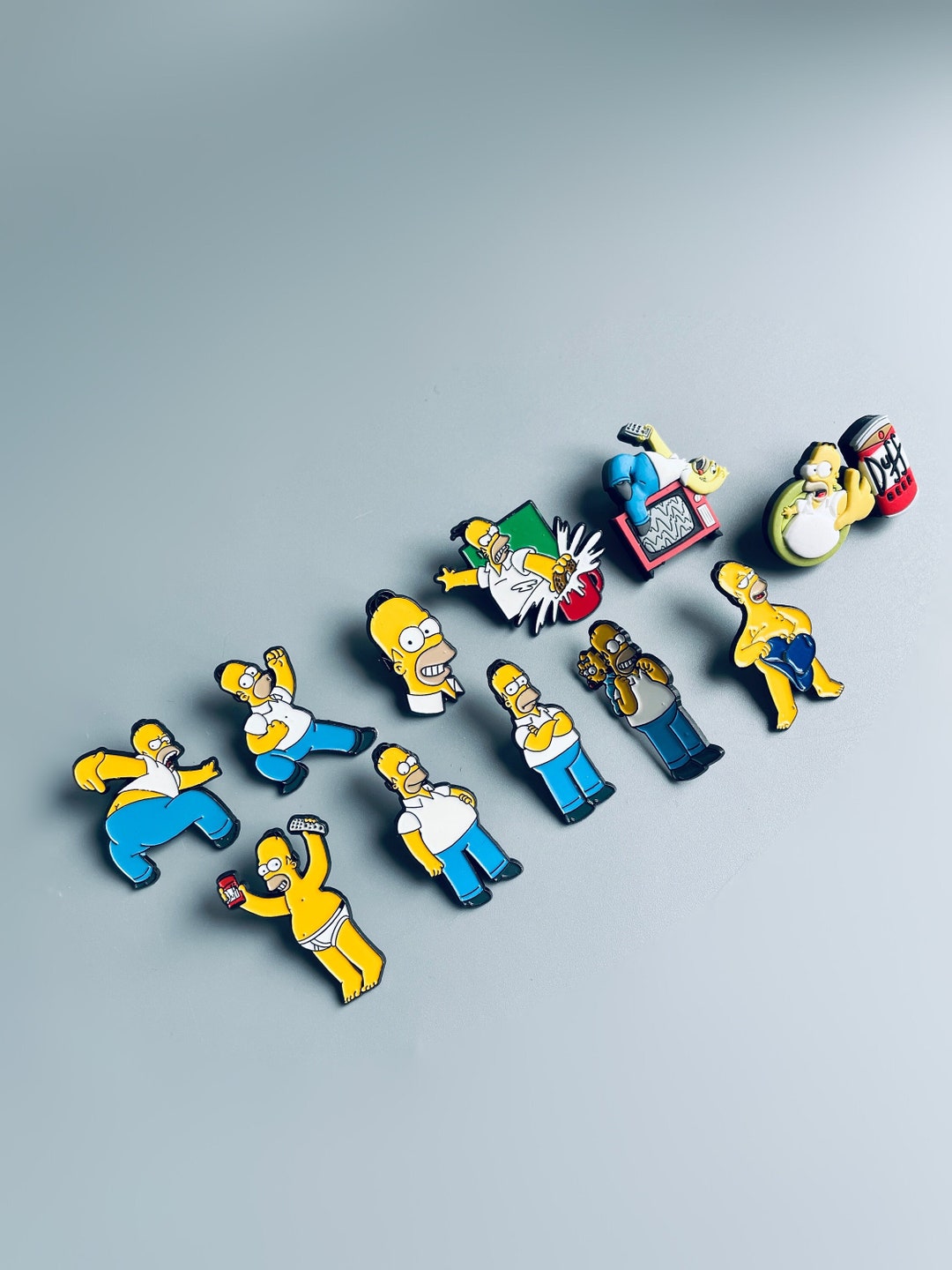 90's Homer Simpson Pin Badges, True Vintage 1997 Matt Groening Fox ...