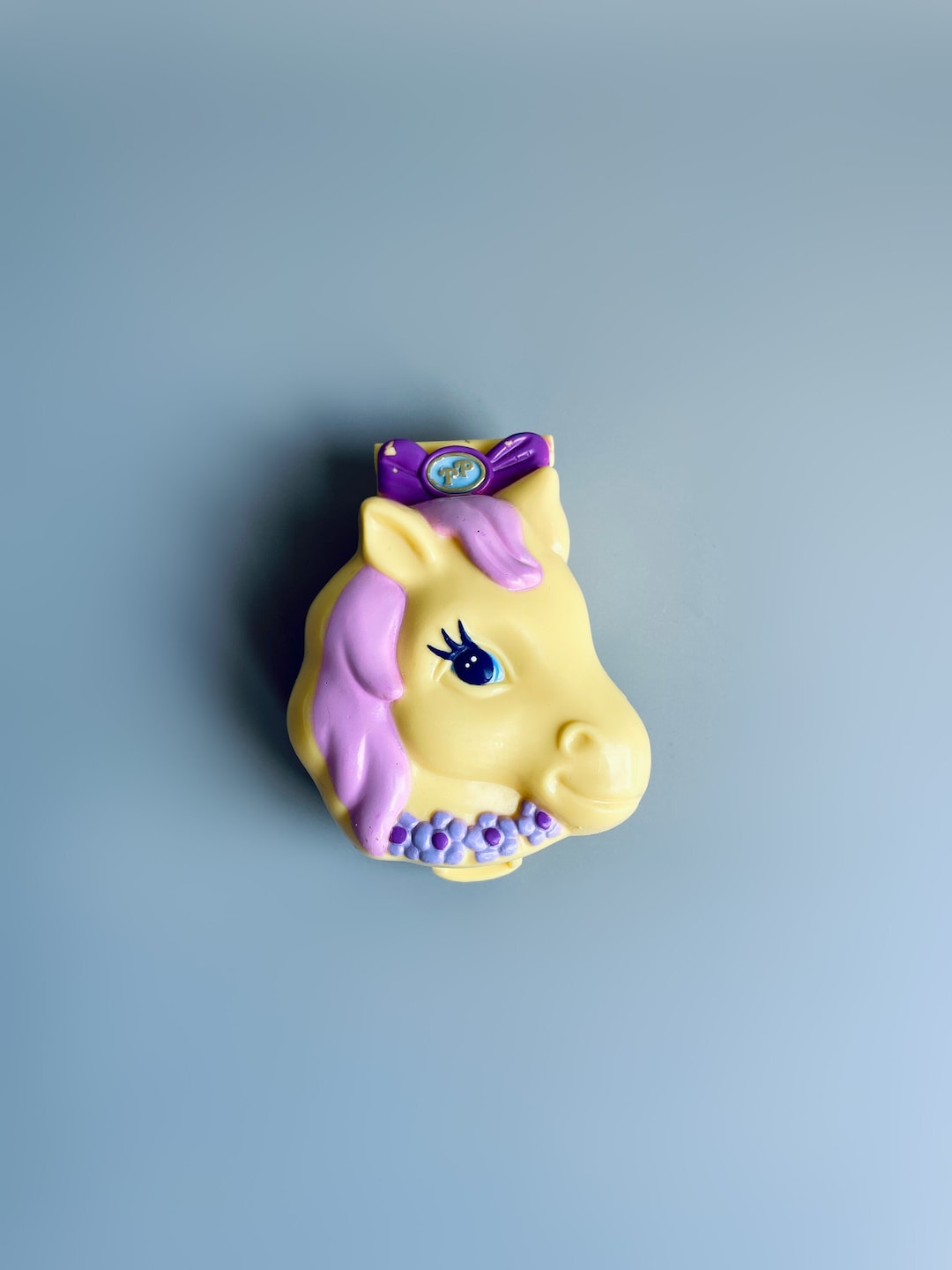 Vintage Polly Pocket Pony Ridin' Yellow Horse Head, COMPACT ONLY, Pet ...