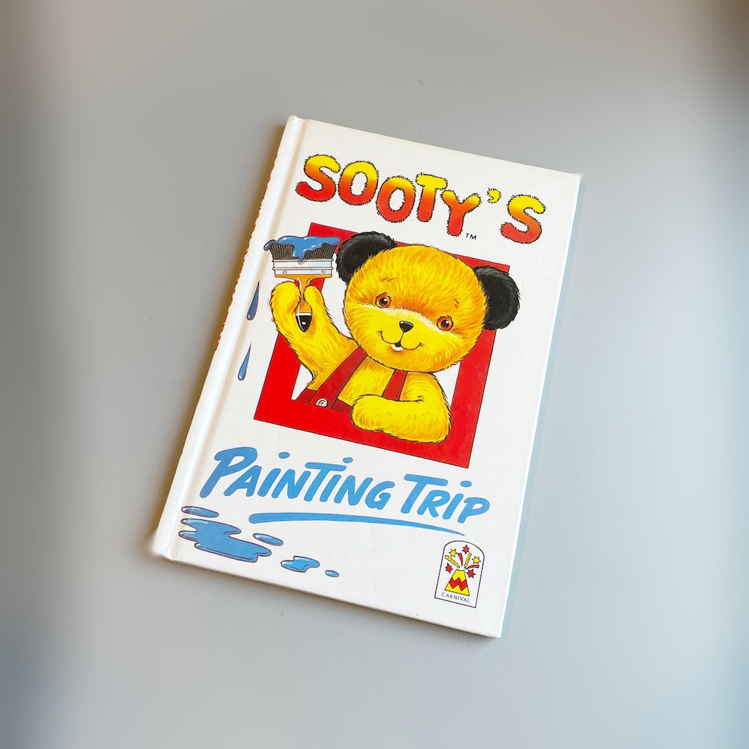 Sooty's Painting Trip Book, Vintage Sooty and Sweep Book, 80's Kids ...