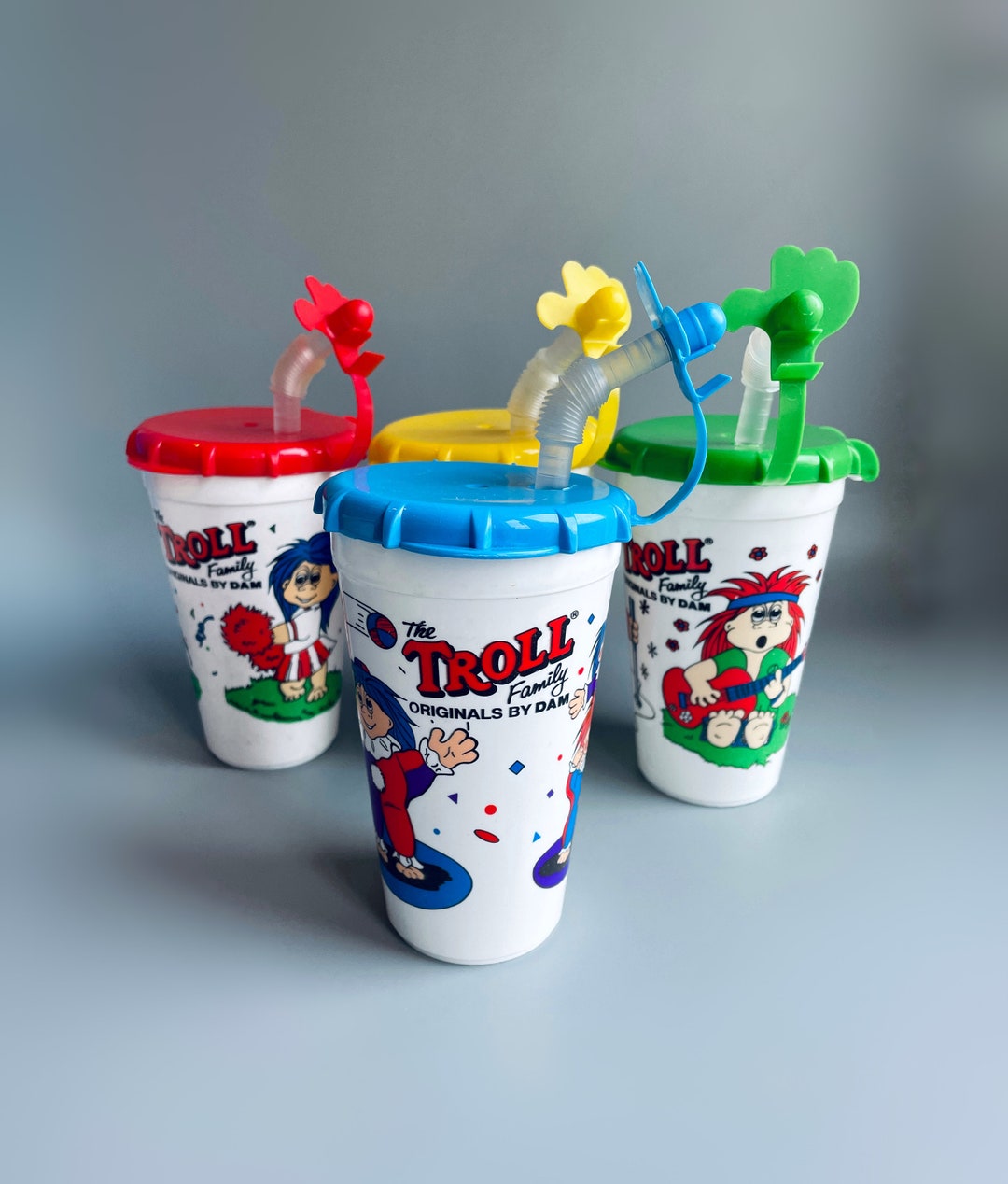 Dam Troll Cups, Vintage Dam Troll Merchanside - CHOOSE YOUR OWN ...