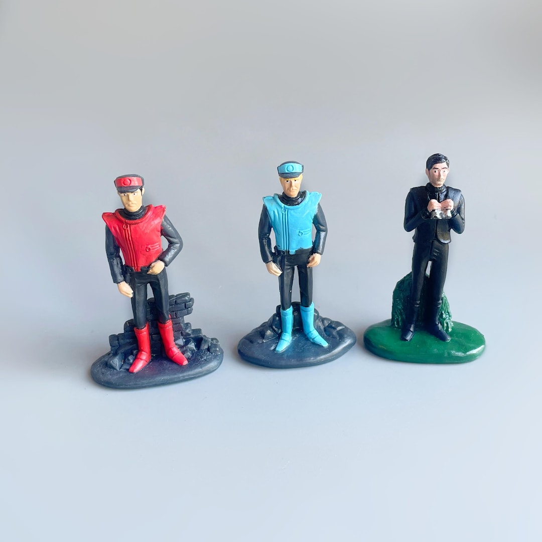 Captain Scarlet Figures, CHOOSE YOUR OWN, Captain Scarlet Carlton Mini ...