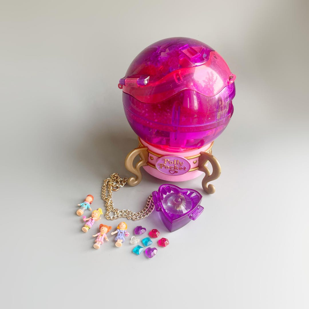 Polly Pocket Jewel Magic Ball Sparkle Surprise, Original Polly Pocket ...