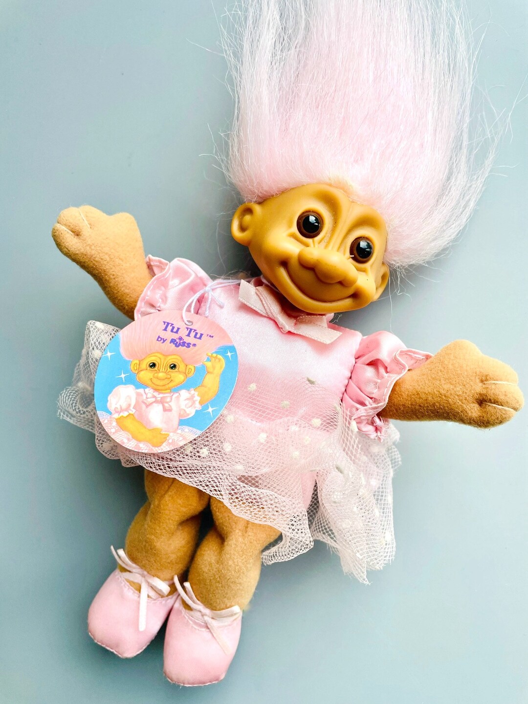 Russ Troll Plush Ballerina, Tu Tu Russ Berries Soft Troll, Cute Pink ...