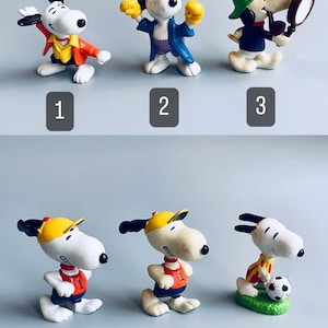 Snoopy Plastic Figurine, CHOOSE YOUR OWN, United Feature 1966 Snoopy ...