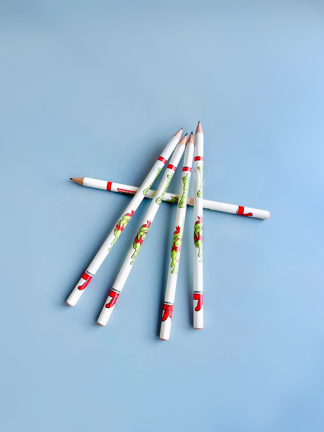 Vintage Teenage Mutant Hero Turtle Pencils, Vintage TMNT Pencil ...