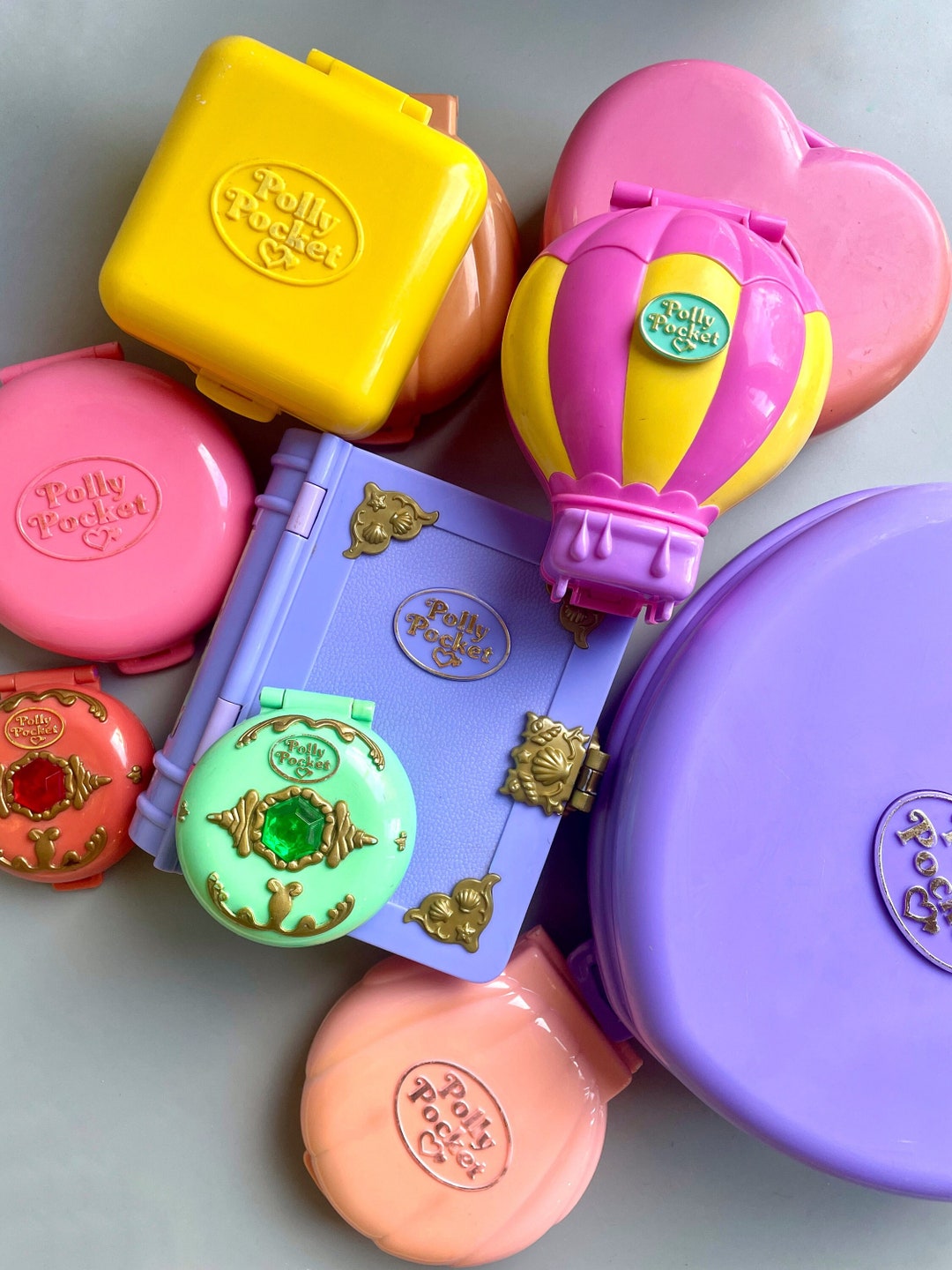 Vintage Polly Pocket Compacts Choose Your Own Cheap Polly Pocket Shells 90s Girls Toys